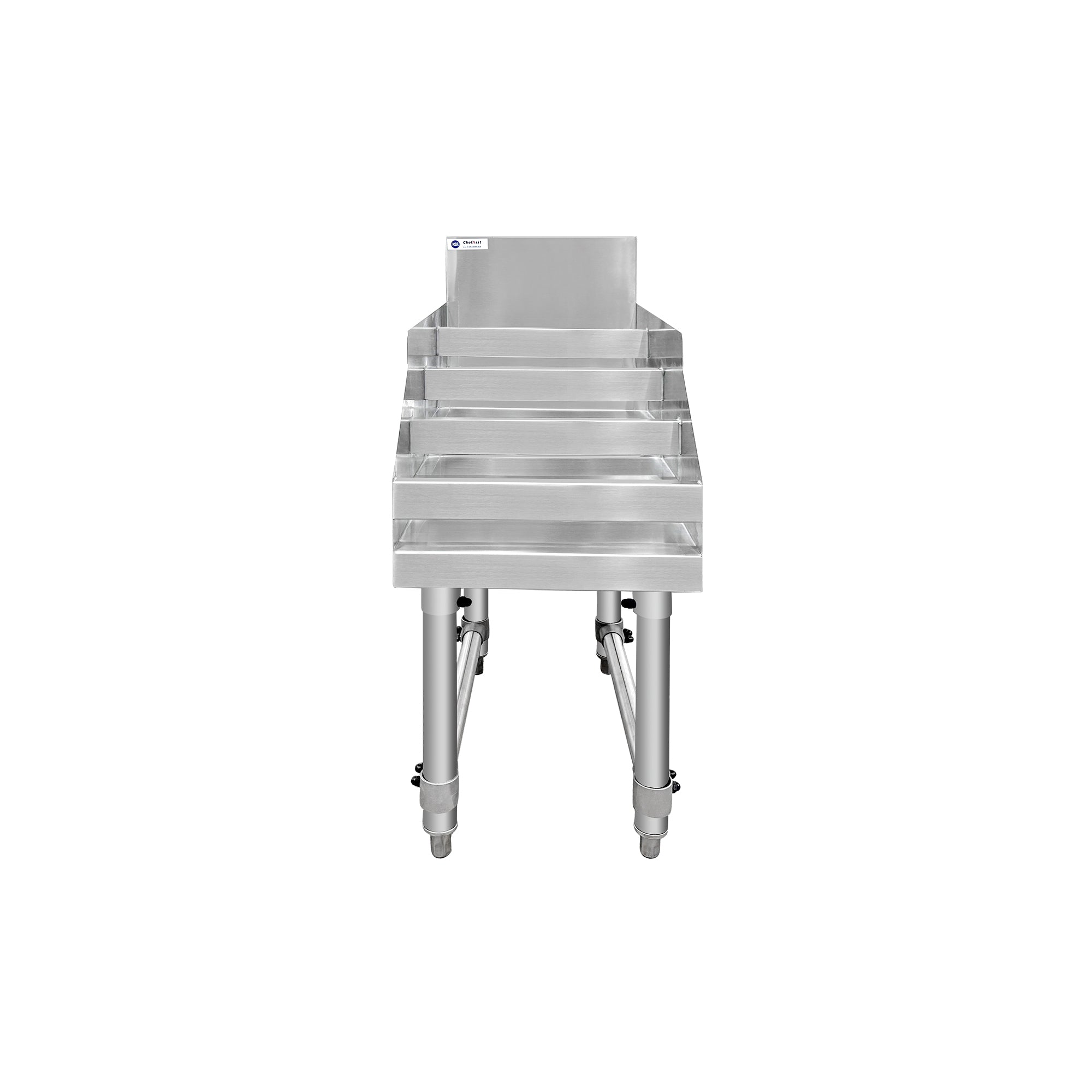 ChefAsst 12" CA-LD1223-316 16-Gauge 304 Stainless Steel Five-Tier Liqu ...