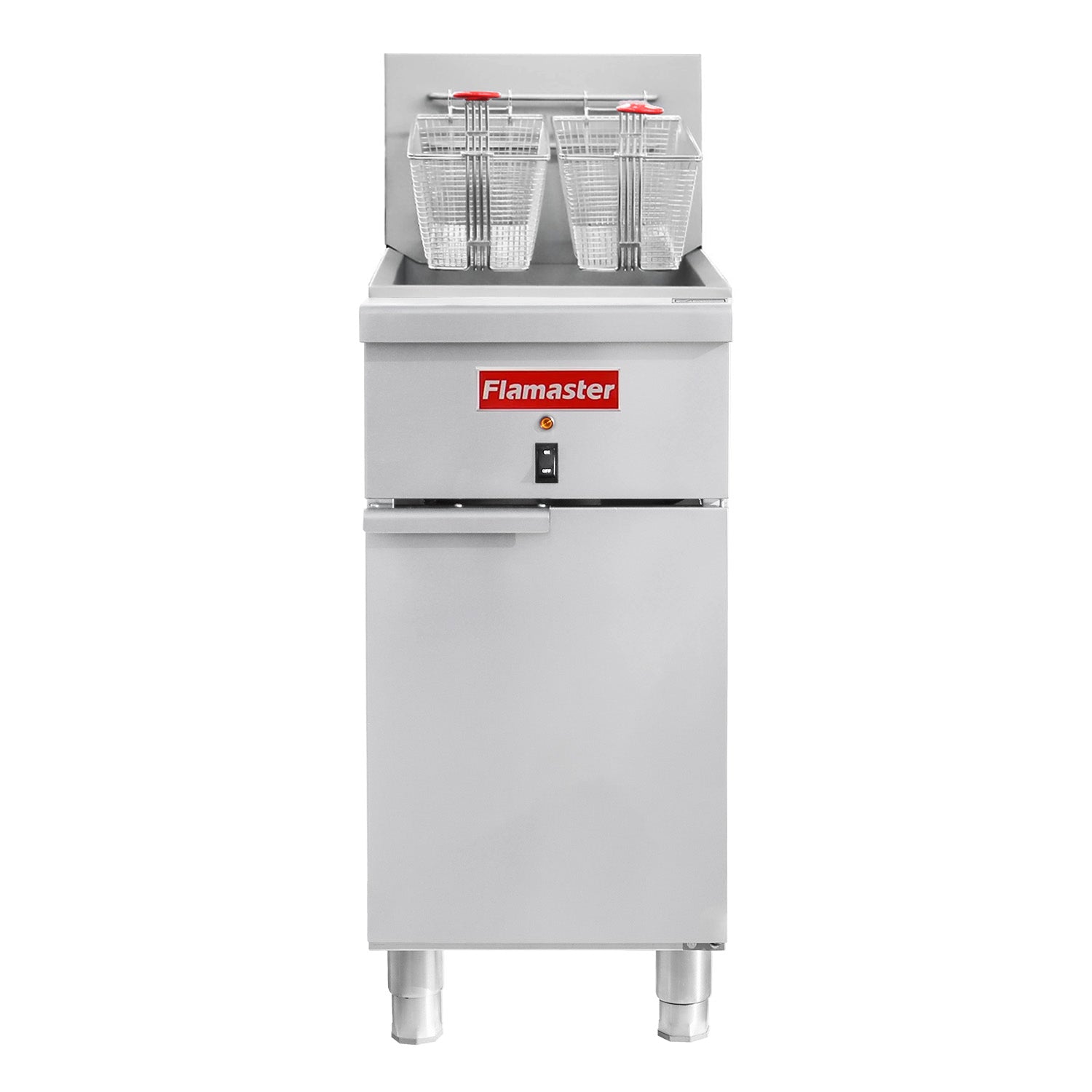 Flamaster FLM-EF50 15 1/2" Electric Floor Fryer, 50 lb, 208V/3 Phase ...