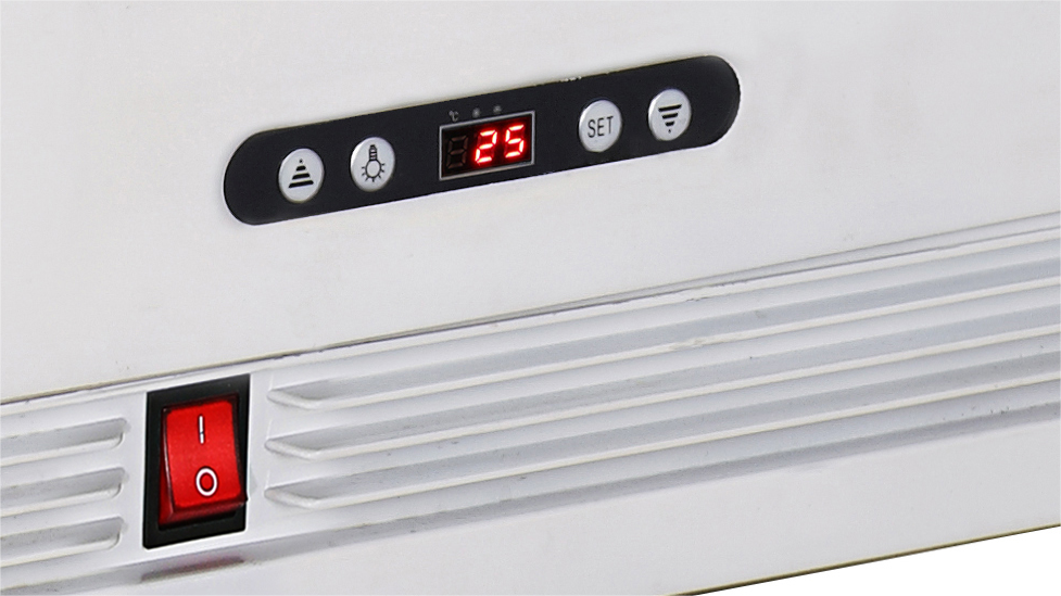 Polarman 18″ Flat Glass Door Countertop Display Refrigerator RT-98L-3 – Chumart