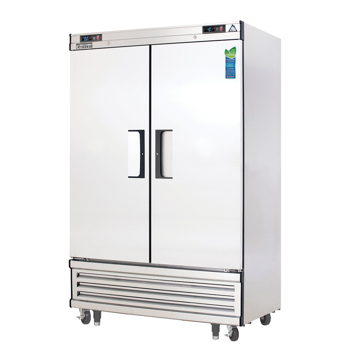 Everest EBSRF2 49 5/8" Stainless Steel Reach-In Refrigerator/Freezer C ...